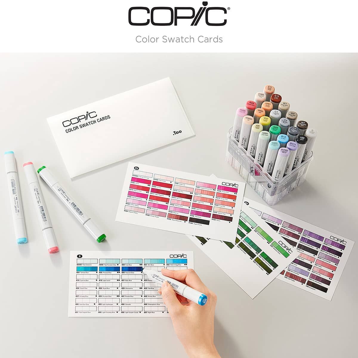 Copic Color Swatch Cards | Jerry's Artarama