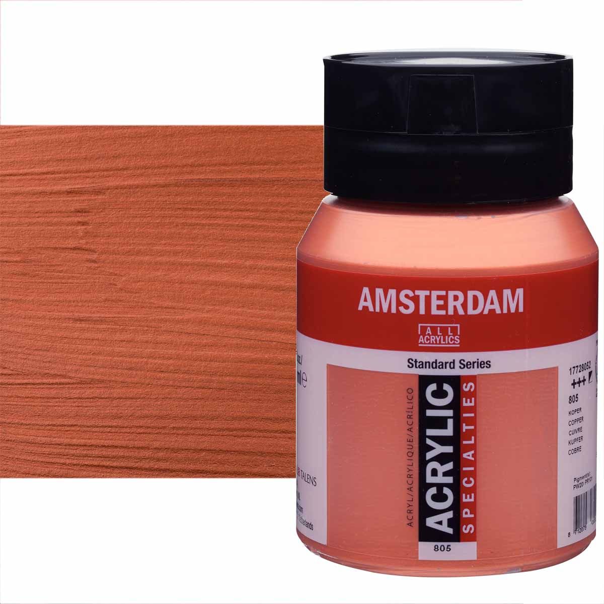 Amsterdam Standard Series Acrylic Paint - Copper, 500ml Jar | Jerry's ...