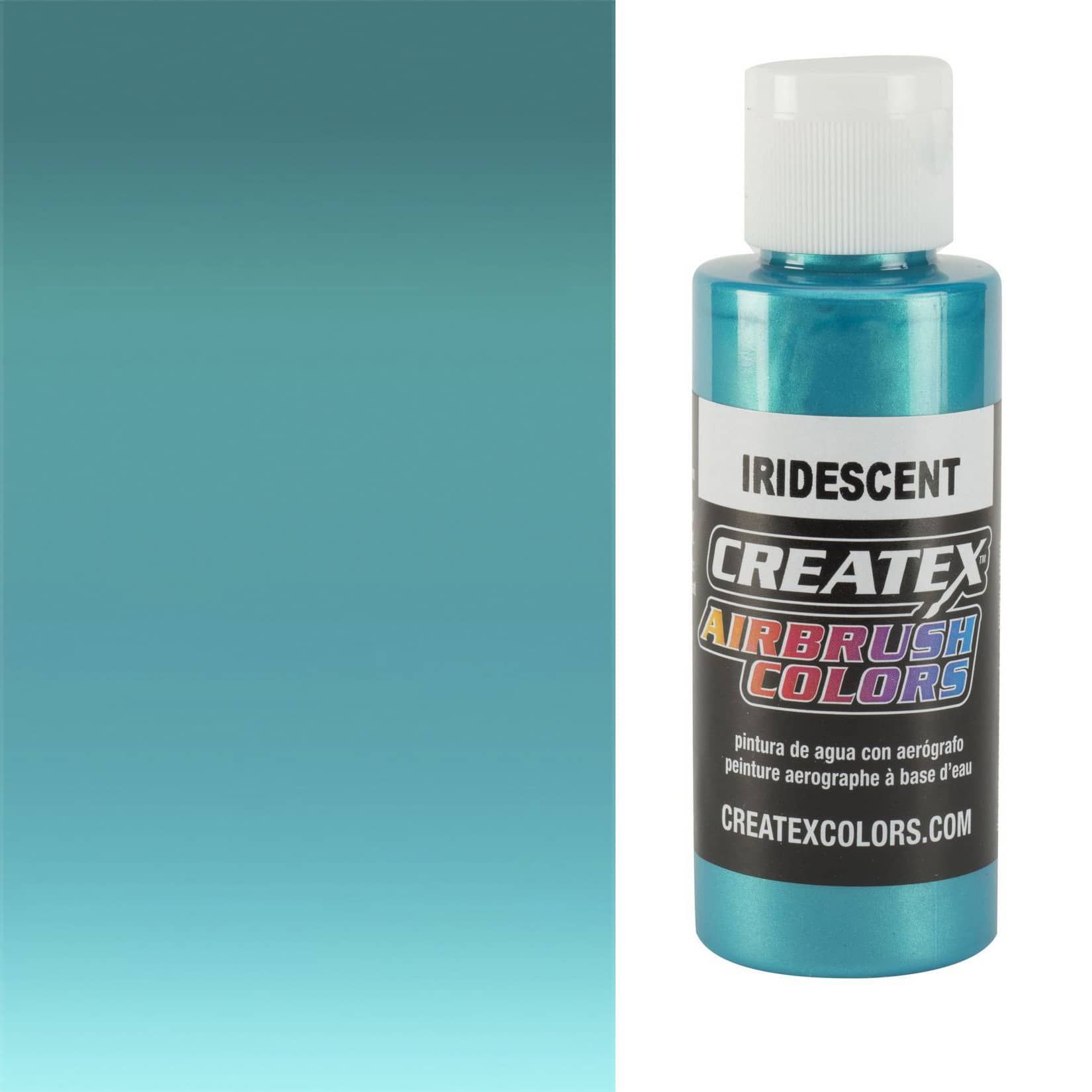 Createx Airbrush Colors 2oz Iridescent Turquoise | Jerry's Artarama