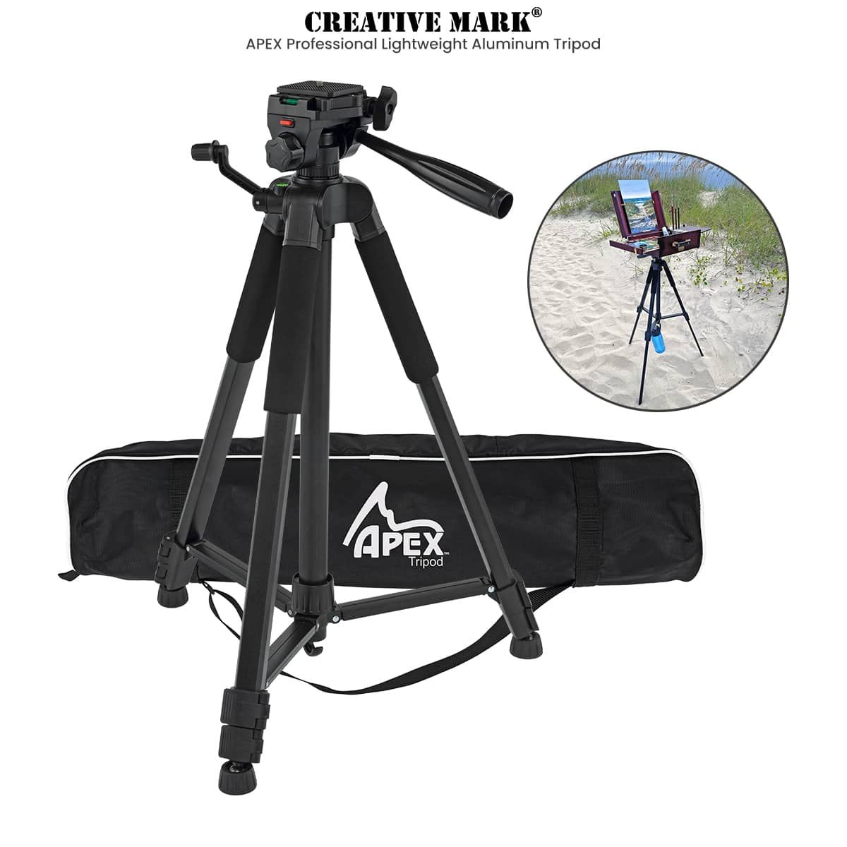Soho Pochade Box Easel and Apex Aluminum Tripod Combo Set | Jerry's ...
