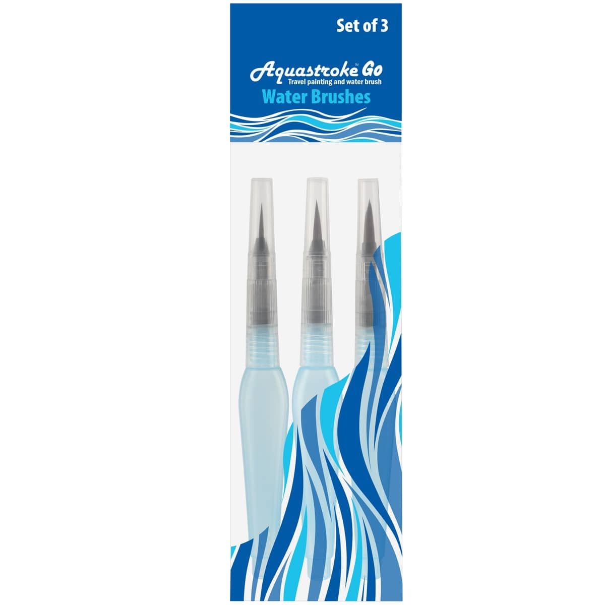 Aquastroke-Go Water Brush Pens Set of 3 by Creative Mark | Jerry's Artarama