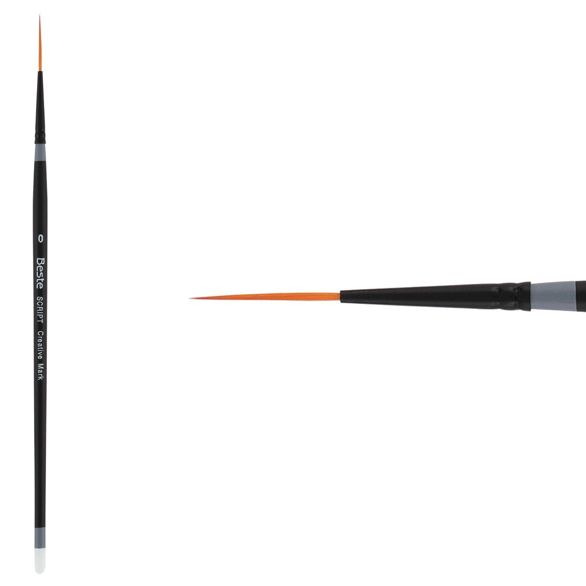 Beste Finest Golden Taklon Hair Brush Script Liner #0, 1 mm | Jerry's ...