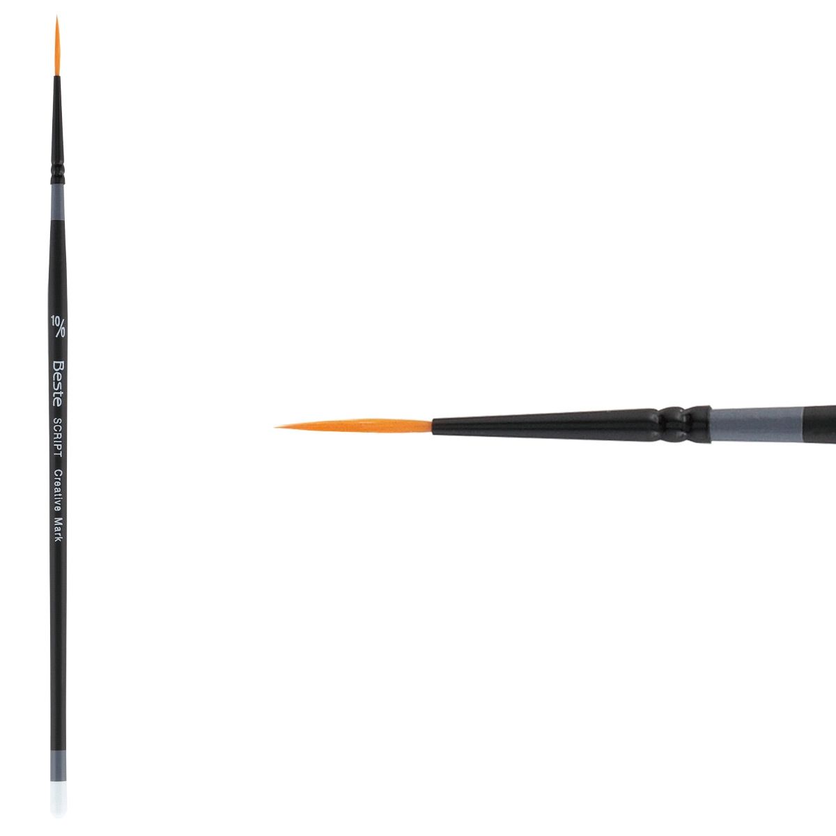 Beste Finest Golden Taklon Hair Brush Script Liner #10x0, 1 mm | Jerry ...