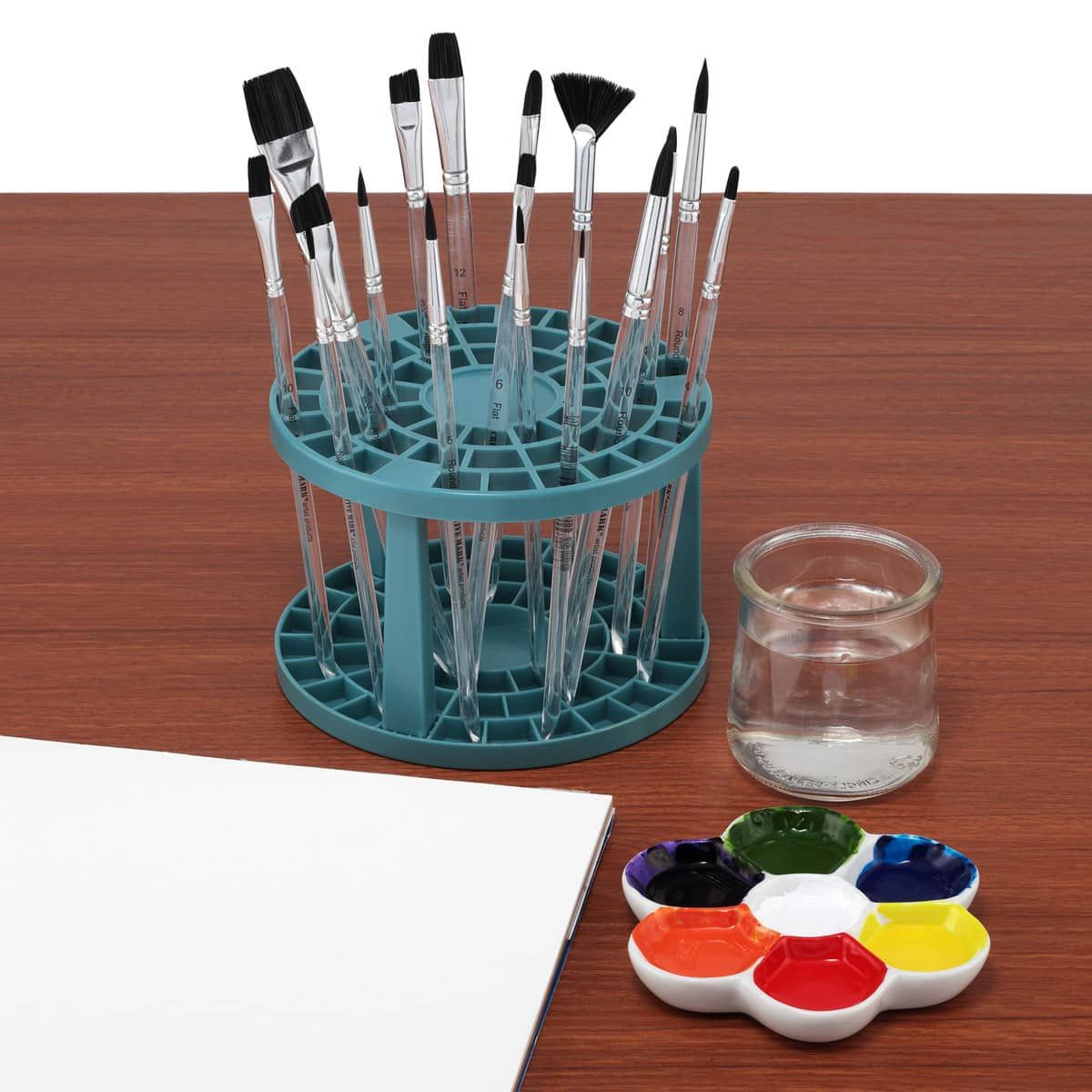 Creative Mark Essential Short Handle Brush and Crate Set of 18 | Jerry ...