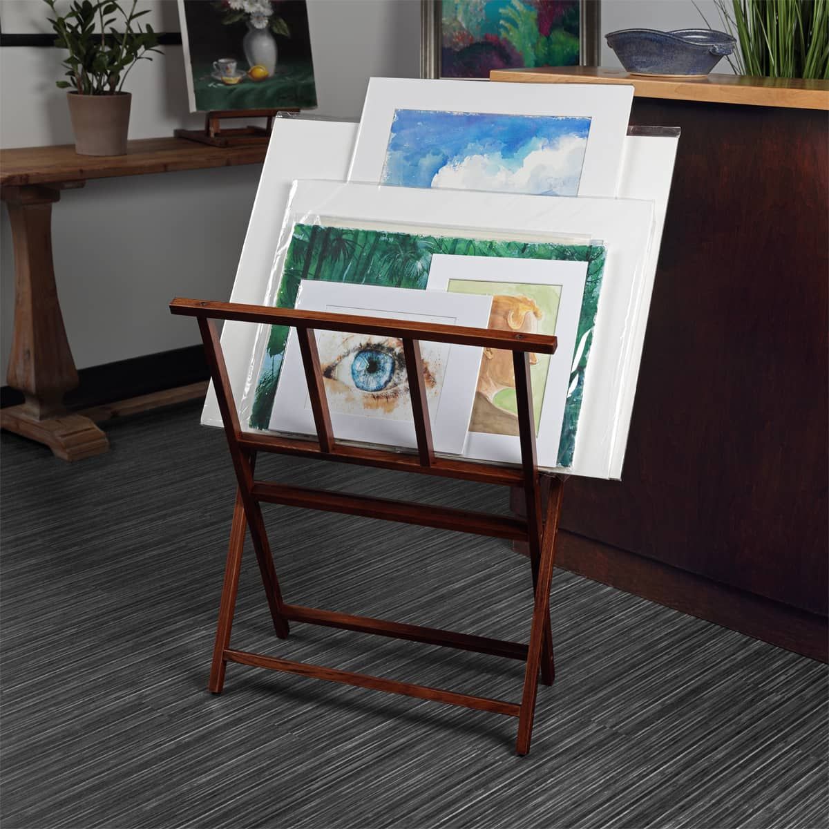 Folding Wood Print Racks by Creative Mark | Jerry's Artarama