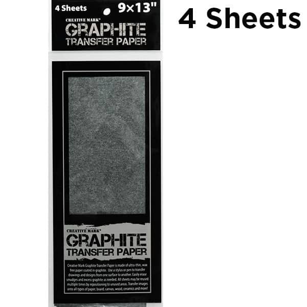Creative Mark Graphite Transfer Paper Pack, 4 Sheets | Jerry's Artarama