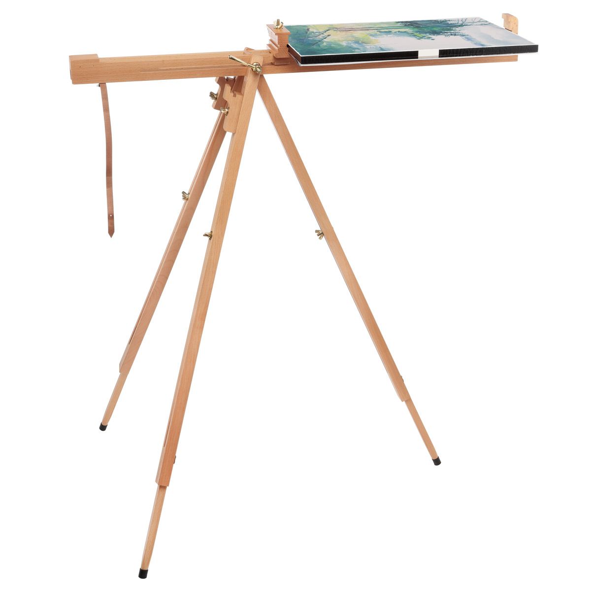 Millbrook Beech Wood Field Easel - Oil, Acrylic, Watercolor Easel ...