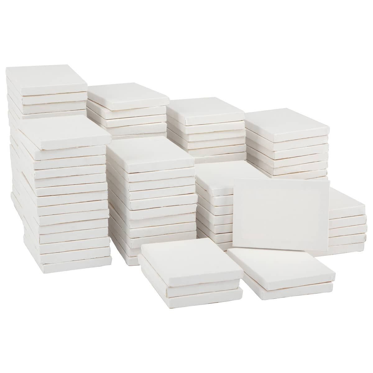 Ultra Mini Stretched Canvas 3x4", Box of 100 | Jerry's Artarama