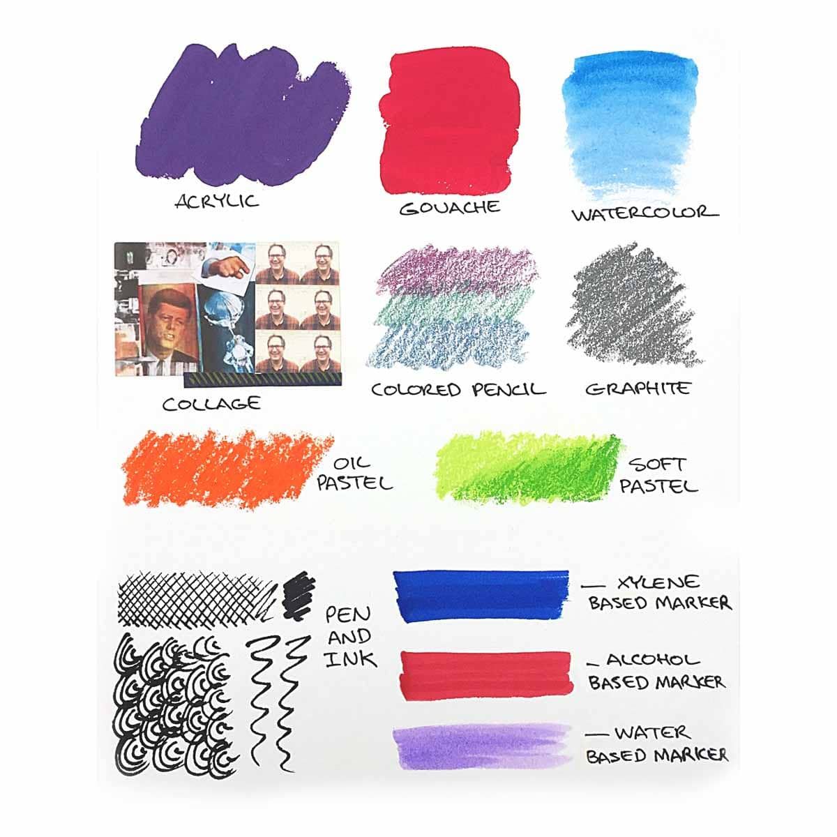 Crescent #114 Watercolor Board Cold Press 11"x14" (3-Pack) | Jerry's ...