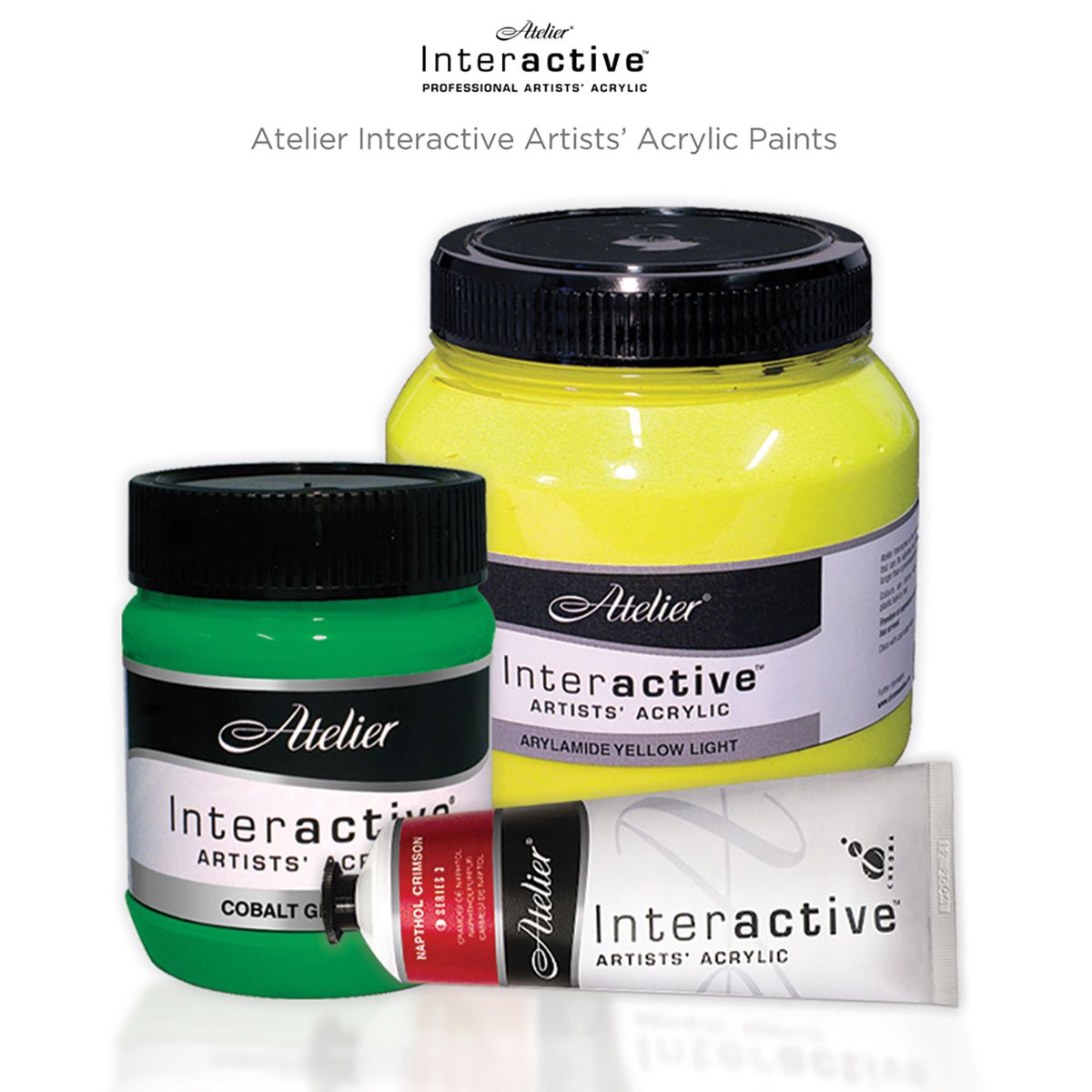 Chroma Atelier Interactive Artists Acrylic Mars Black 80 ml | Jerry's ...