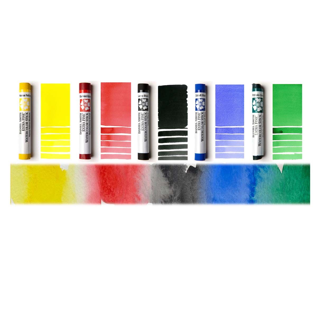 Daniel Smith Watercolor Stick Core Mixing Set of 5, Free Stick + Free ...