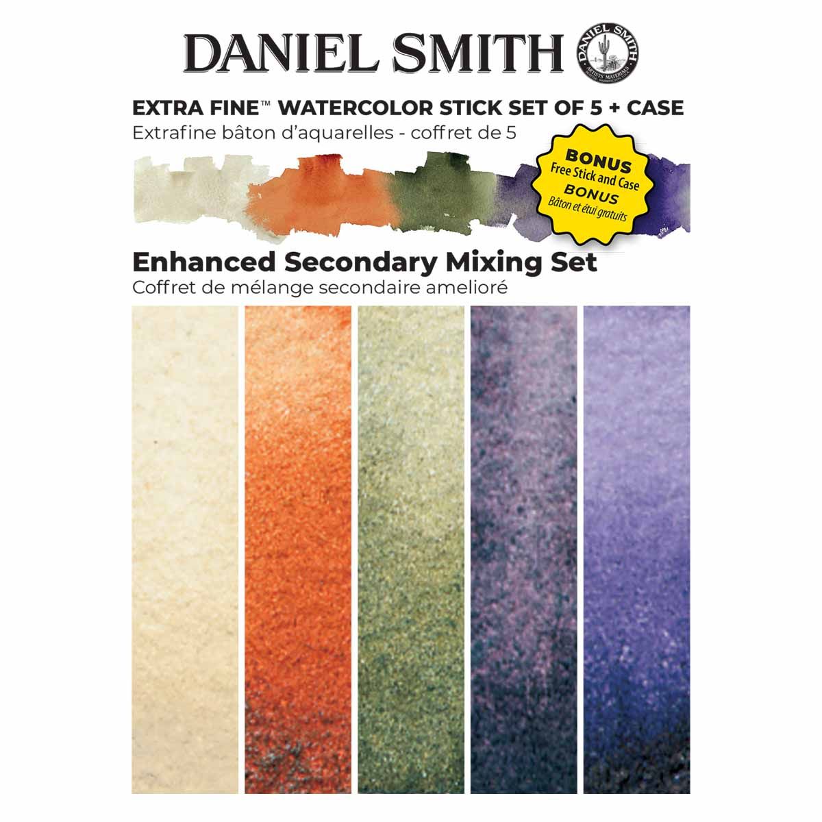 Daniel Smith Watercolor Stick Enhanced Secondary Mixing Set of 5 ...