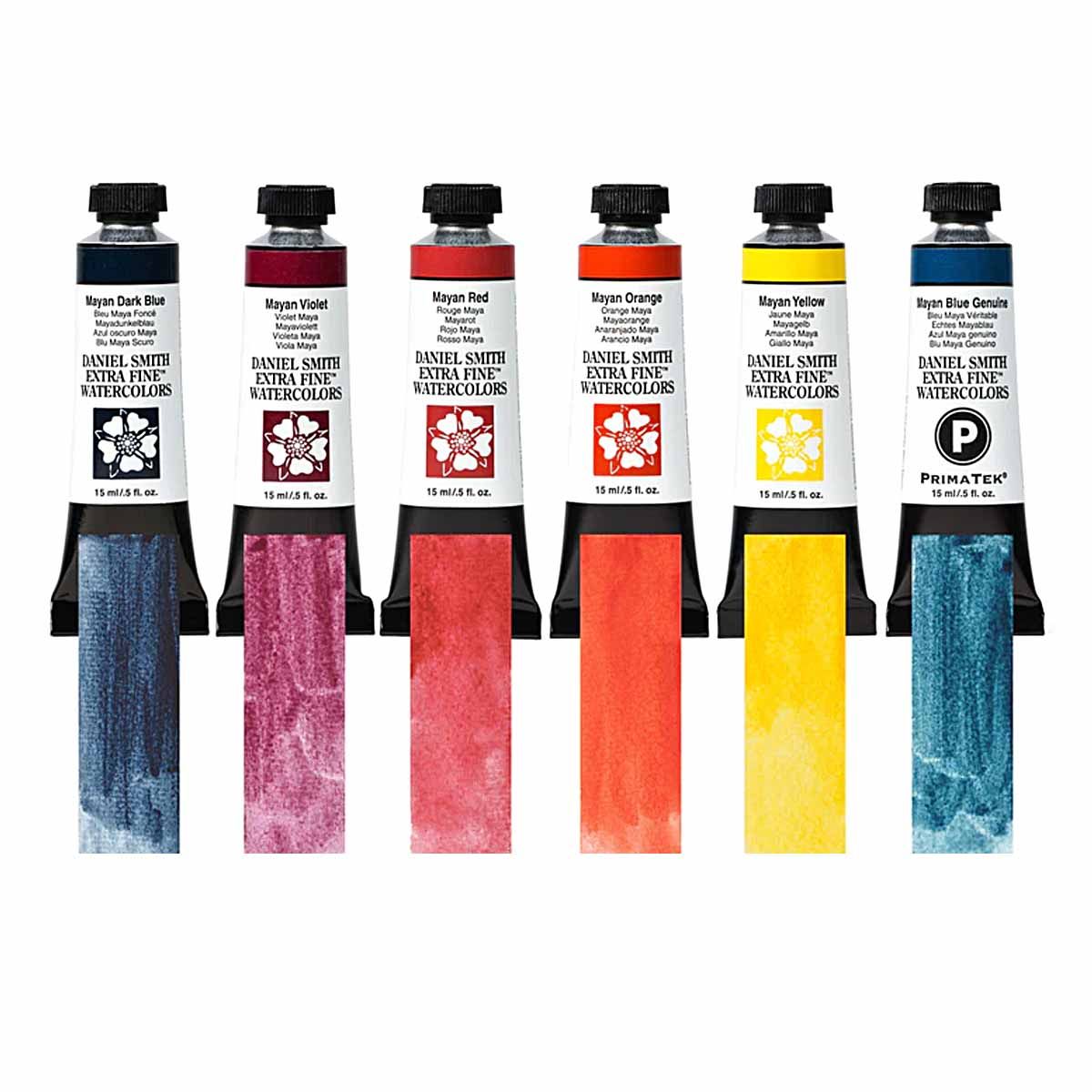 DANIEL SMITH Extra Fine Watercolor The Mayan Set of 6, 15ml Tubes ...