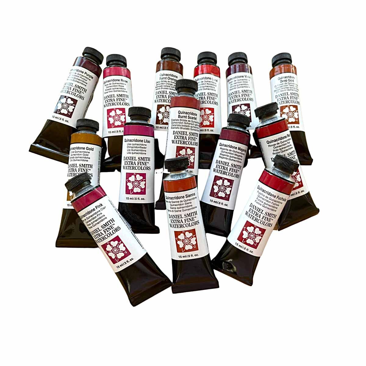 DANIEL SMITH Extra Fine Watercolor Quinacridones Collection Set of 14 ...