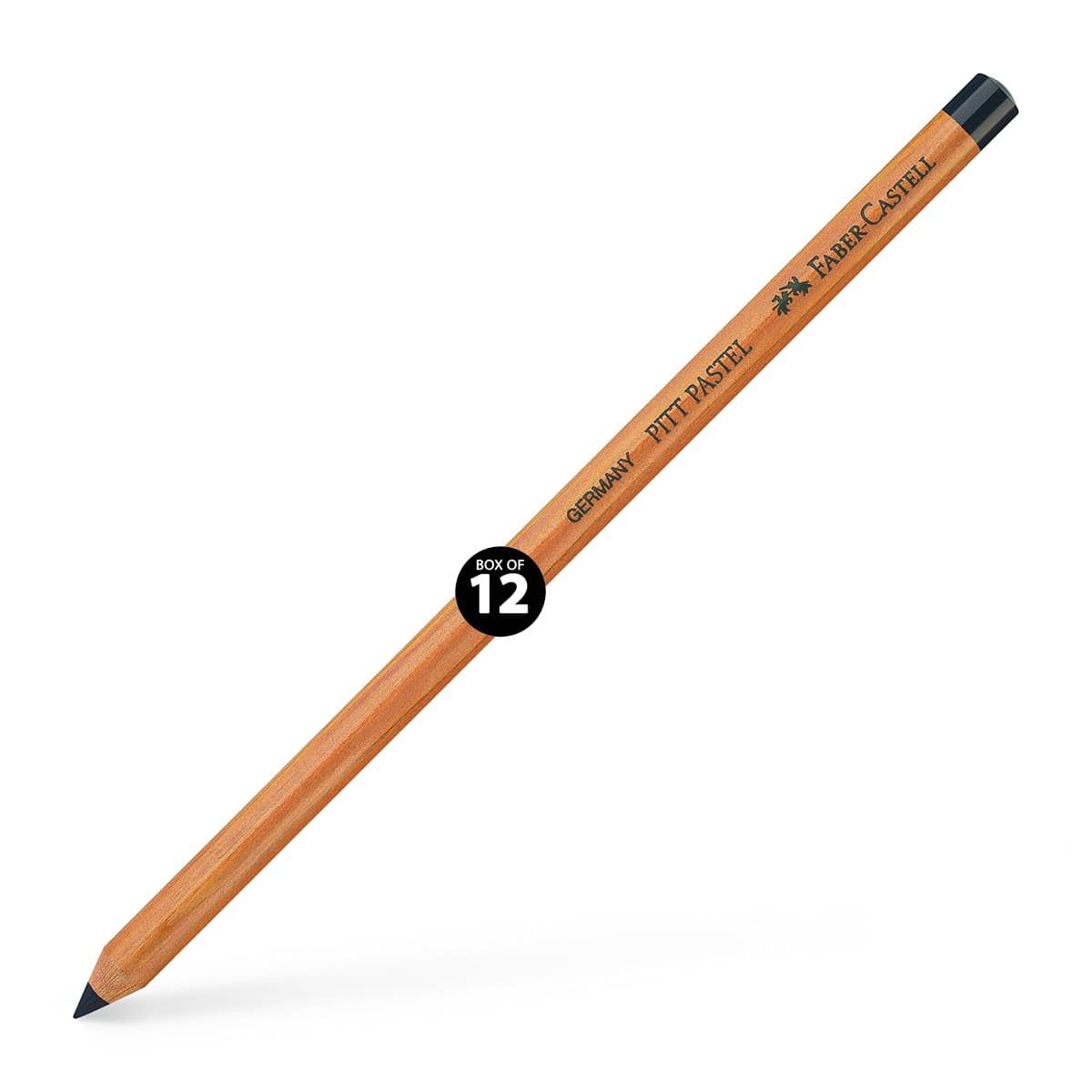 Faber-Castell Pitt Pastel Pencil, No. 157 - Dark Indigo (Box of 12 ...