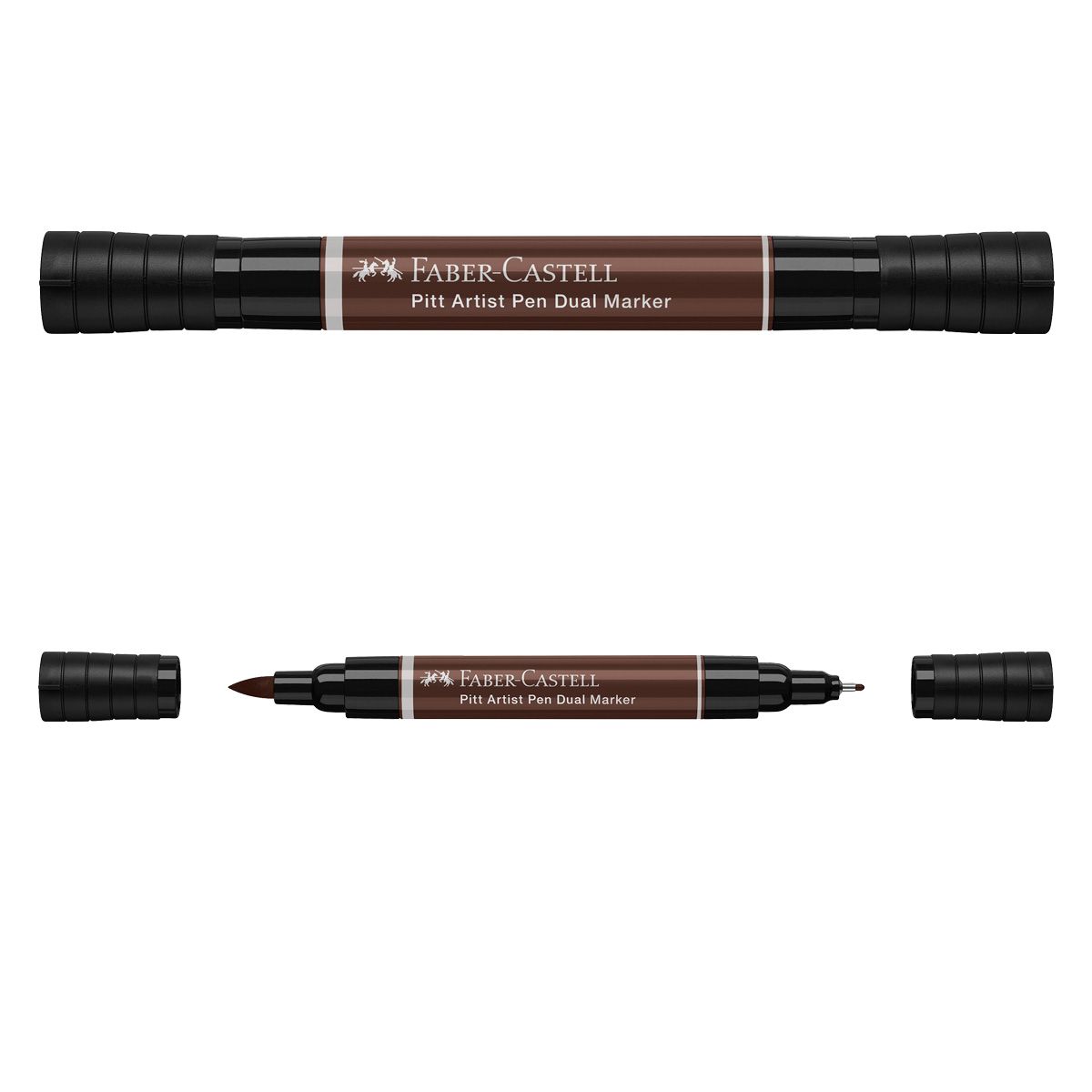 Pitt Artist Pen Dual Tip Marker, Dark Sepia | Jerry's Artarama