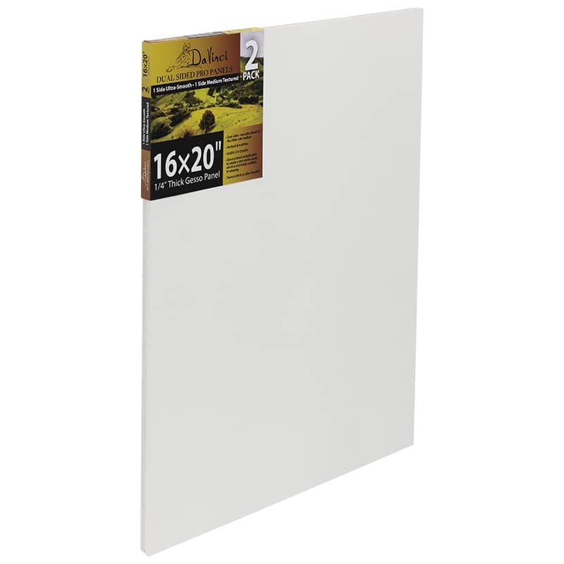 Da Vinci Dual Sided Pro Panel 16"x20", 6mm Deep (2-Pack) | Jerry's Artarama