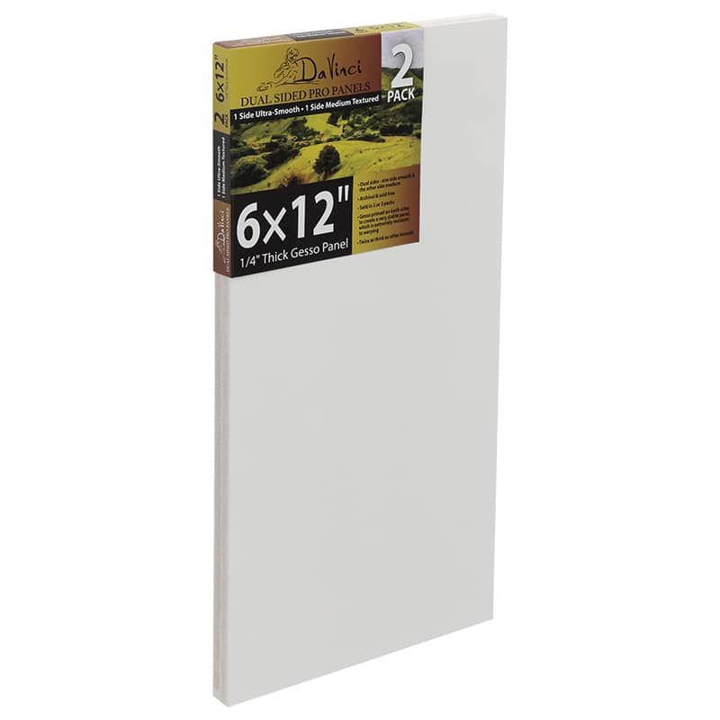 Da Vinci Dual Sided Pro Panel 6"x12", 6mm Deep (2-Pack) | Jerry's Artarama