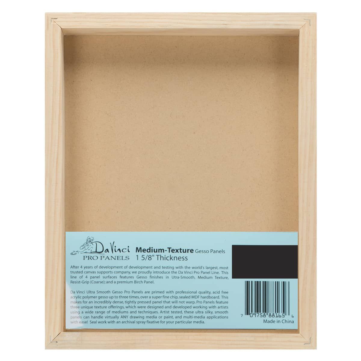 Da Vinci Pro Medium Textured Gesso Panels Sampler Pack 4x6 In | Jerry's ...