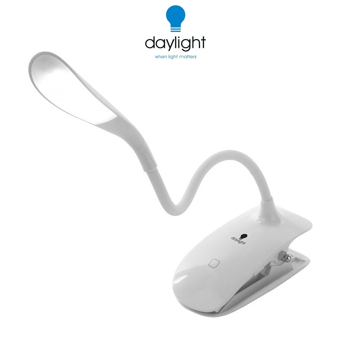 Daylight Smart Clip-On Lamp LED, Usb Rechargable White | Jerry's Artarama