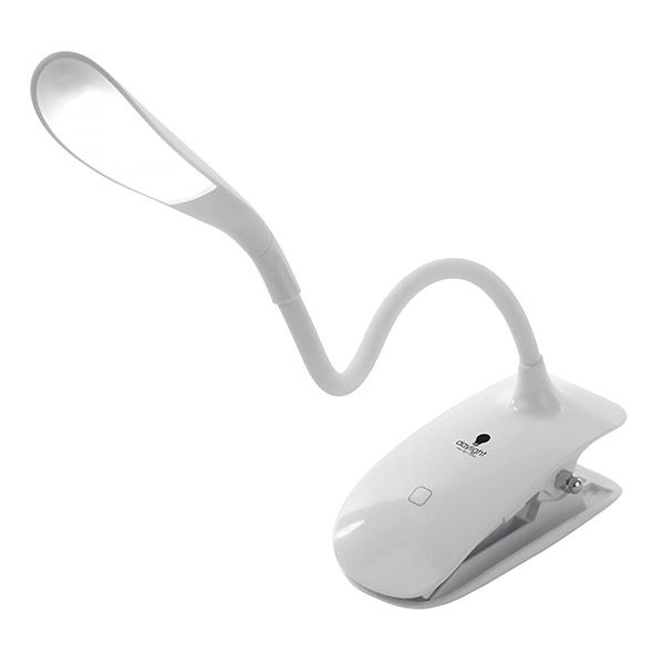 Daylight Smart Clip-On Lamp LED, Usb Rechargable White | Jerry's Artarama