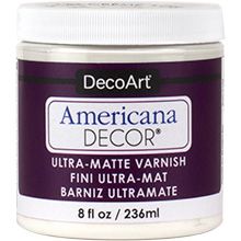 DecoArt Americana Ultra Matte Varnish Clear 8oz | Jerry's Artarama