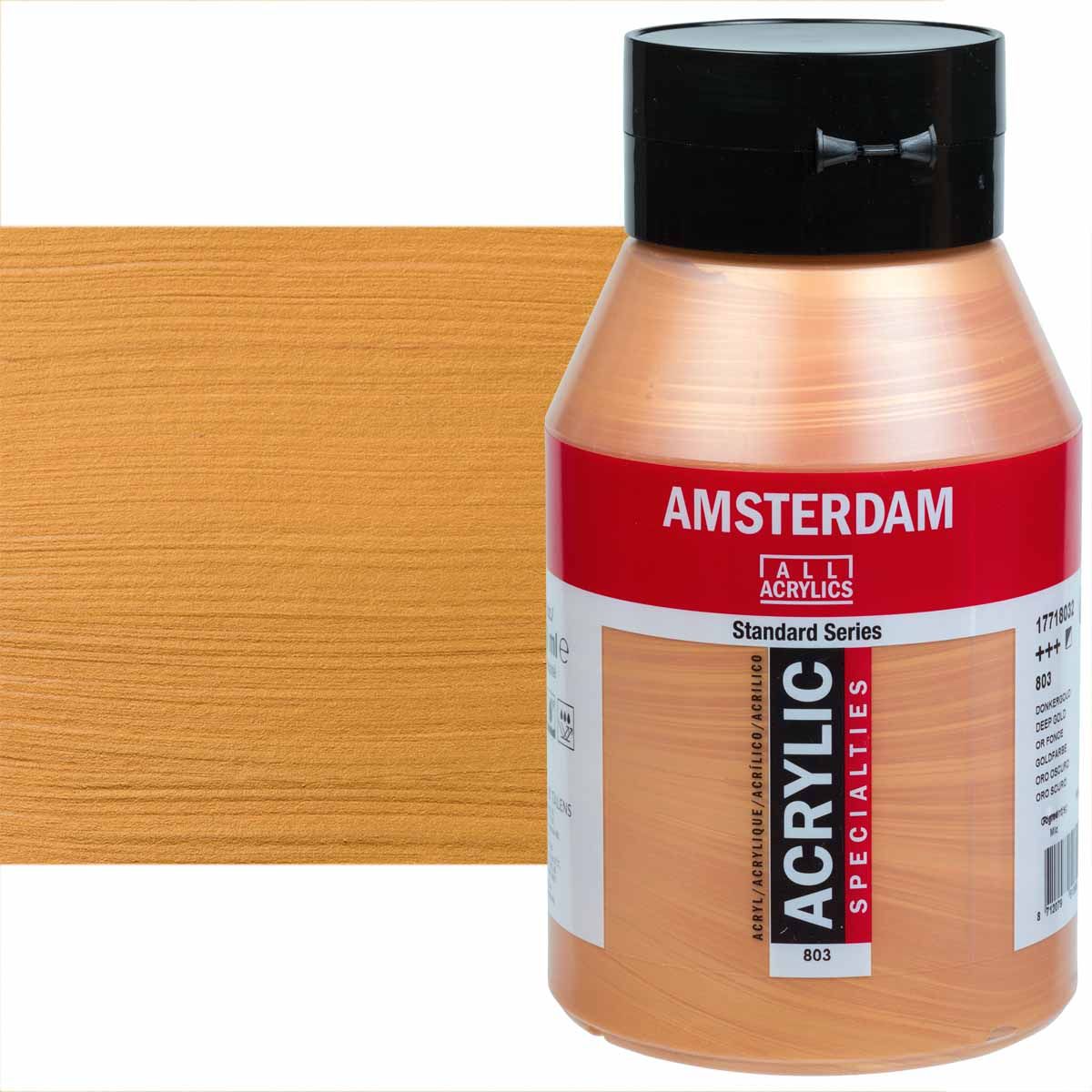 Amsterdam Standard Series Acrylic Paint - Deep Gold, 1 Liter Jar ...