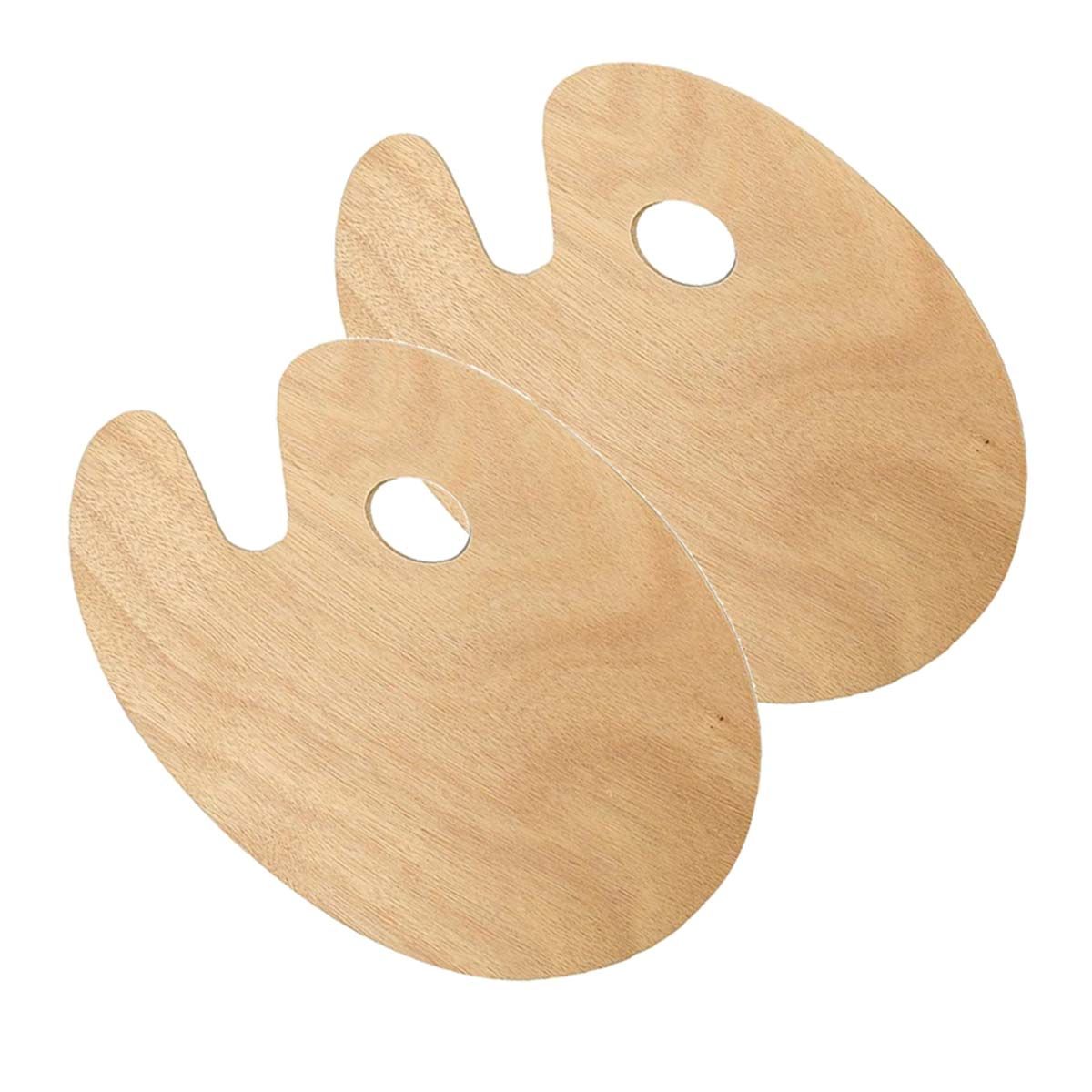 Deluxe Wood Palette Oval 10"x14" (Pack of 2) | Jerry's Artarama