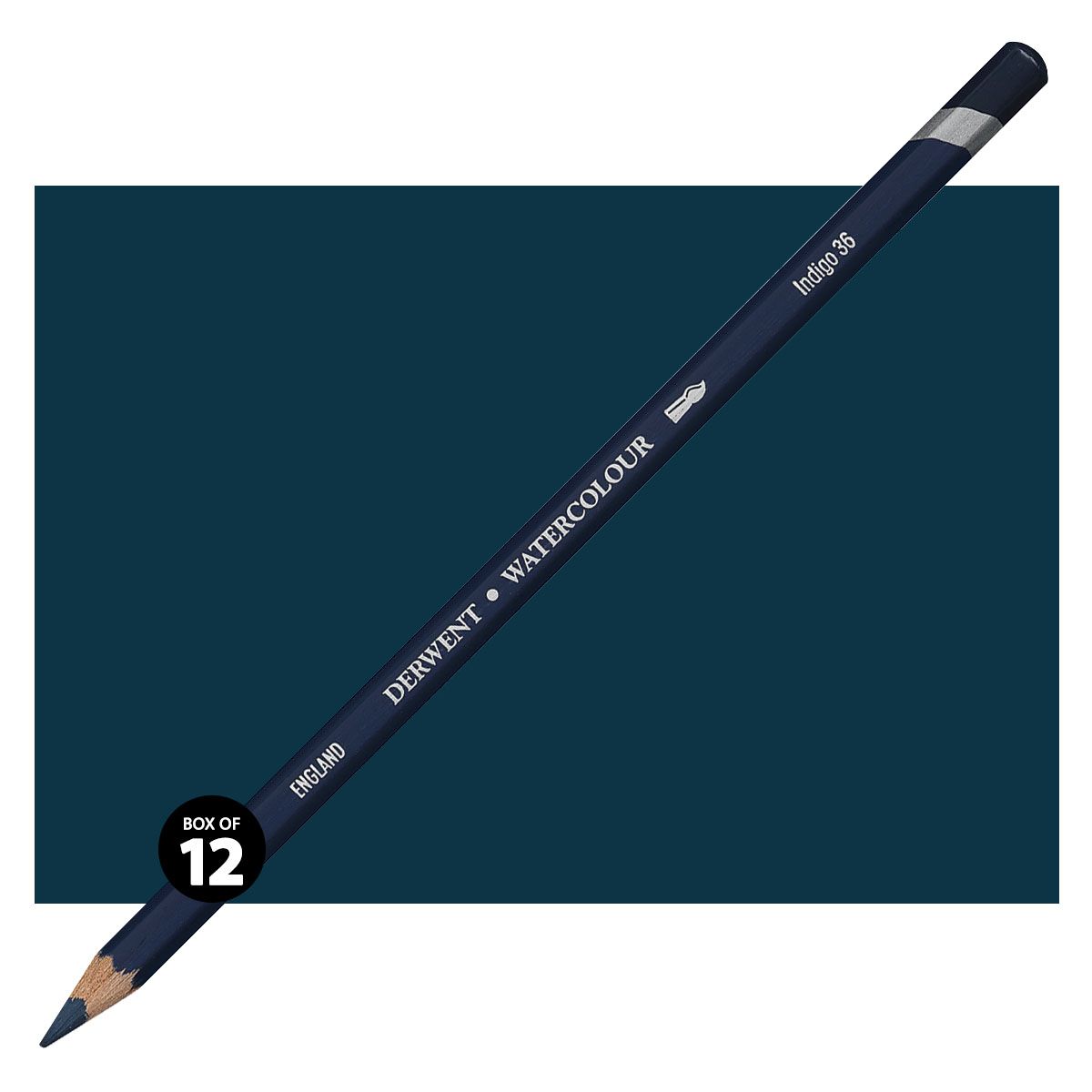Derwent Watercolor Pencil No. 36 Indigo (Box of 12) | Jerry's Artarama