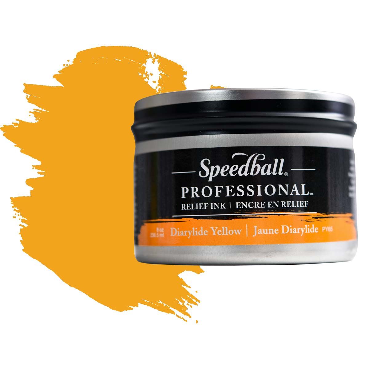 Speedball Professional Relief Ink - Diarylide Yellow 8oz | Jerry's Artarama
