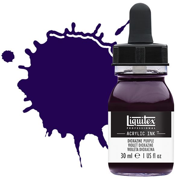 Liquitex Professional Acrylic Ink 30ml Bottle - Dioxazine Purple ...