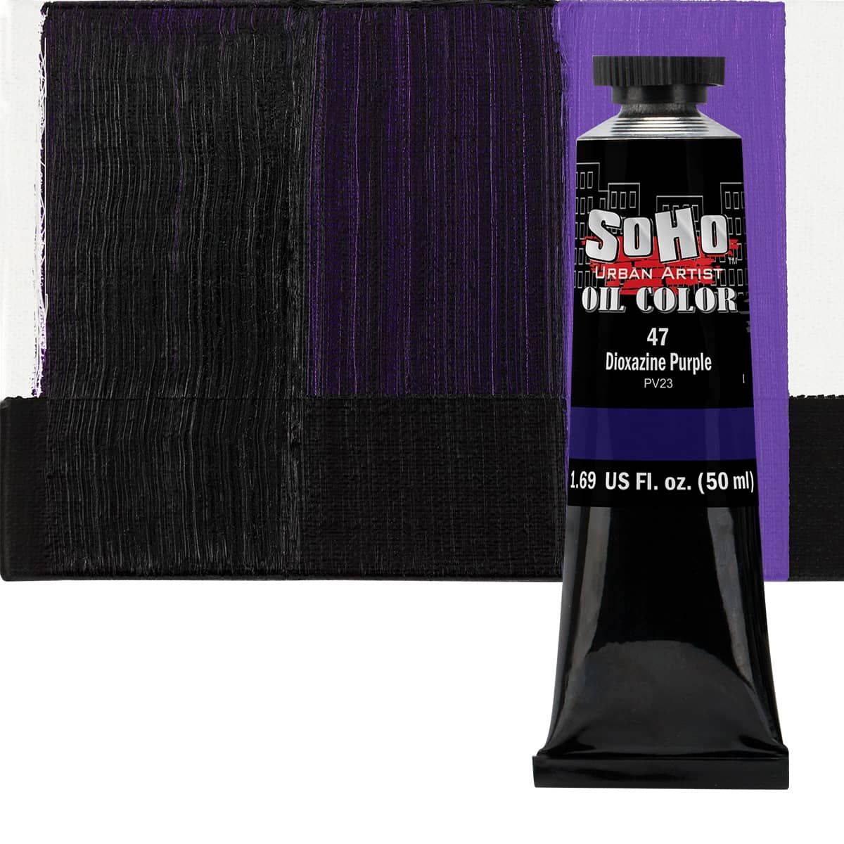 Soho Artist Oil Color Dioxazine Purple, 50ml Tube | Jerry's Artarama