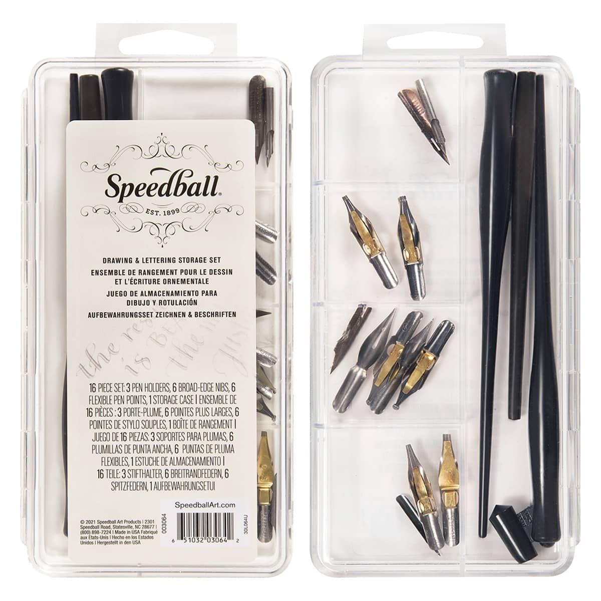 Speedball® Drawing & Lettering Pen Storage Set | Jerry's Artarama