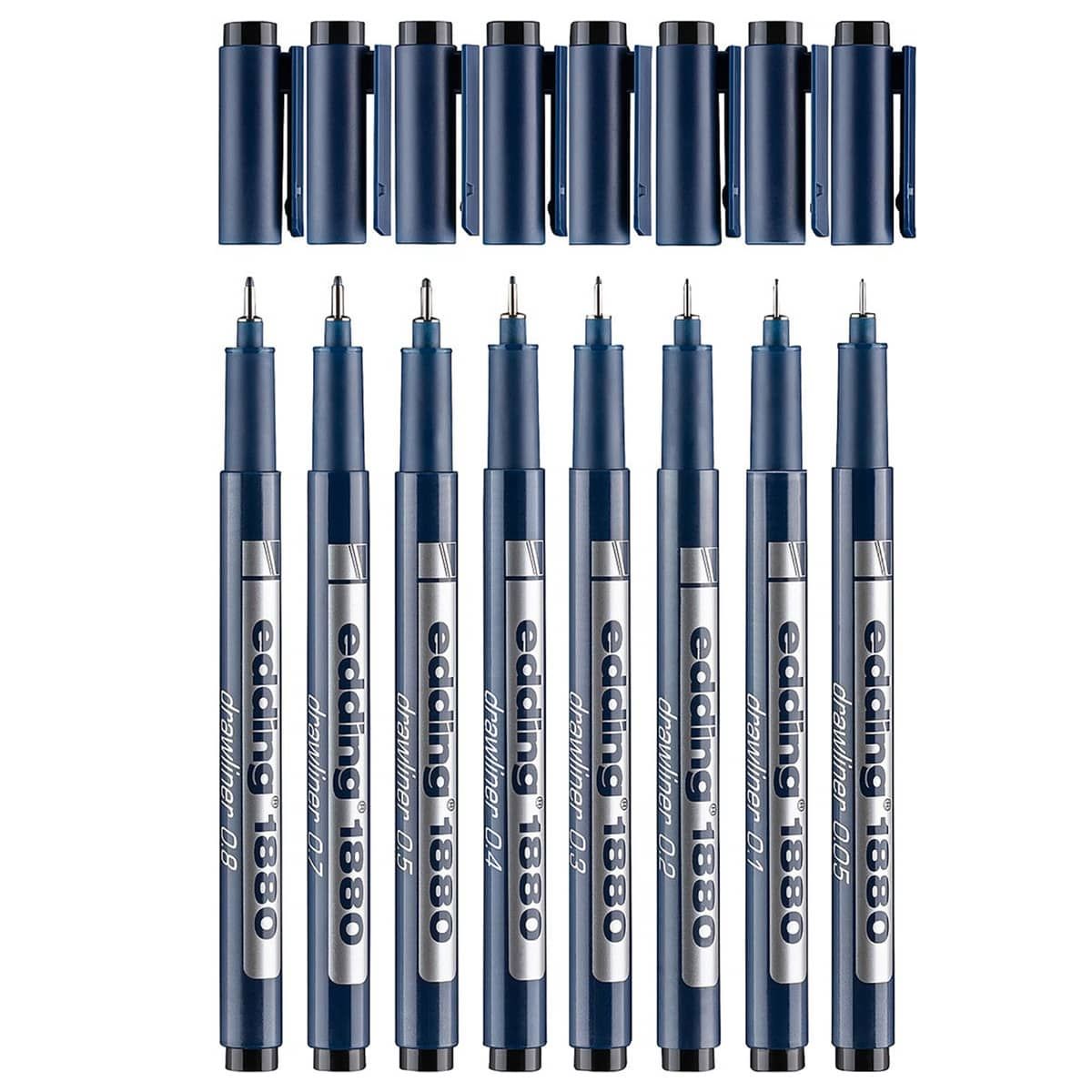 Edding 1880 Drawliners Pen Sets | Jerry's Artarama