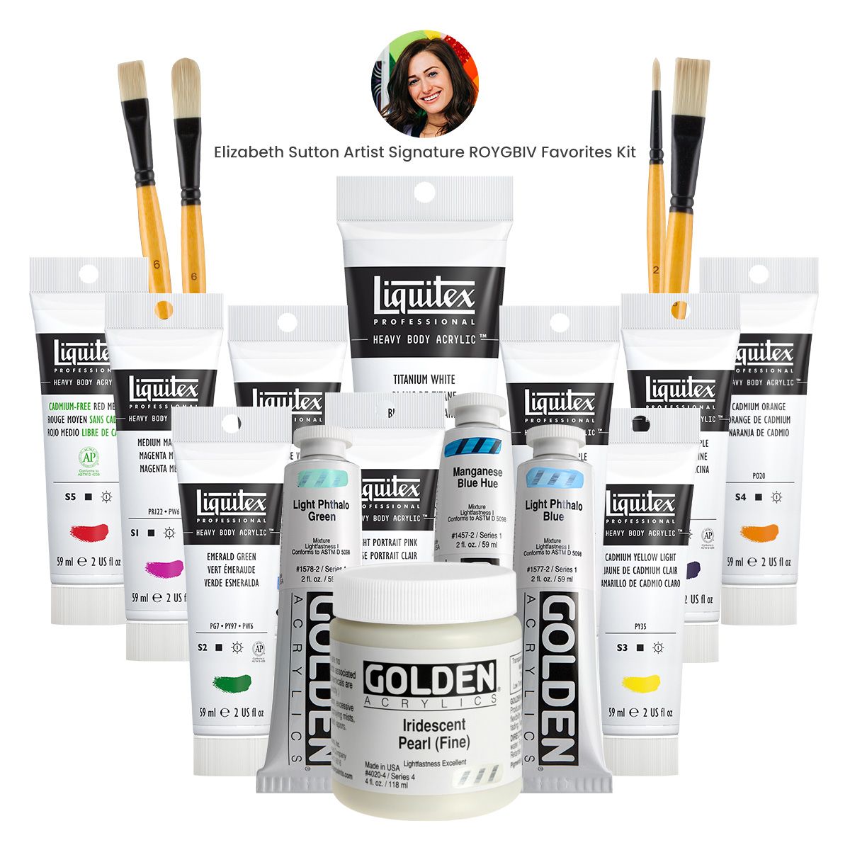 Elizabeth Sutton Signature RoyGBiv Favorites Kit | Jerry's Artarama