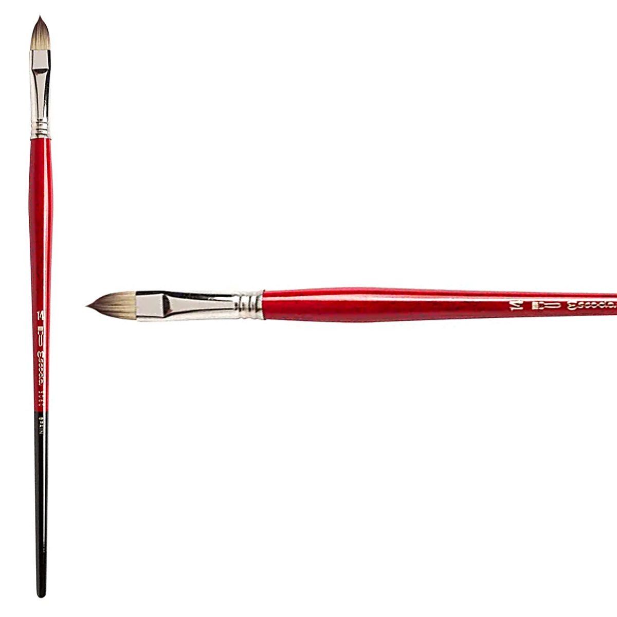 Escoda Opera Synthetic Oil & Acrylic Brush 3060 Filbert #14 | Jerry's Artarama