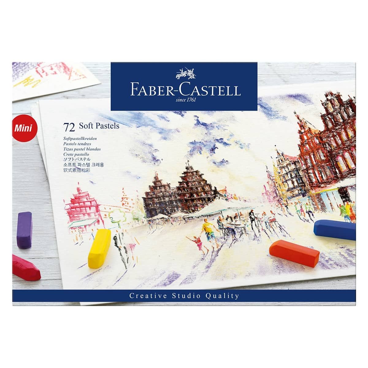 Faber-Castell Goldfaber Cardboard Set Assorted Colors (Set of 72 ...
