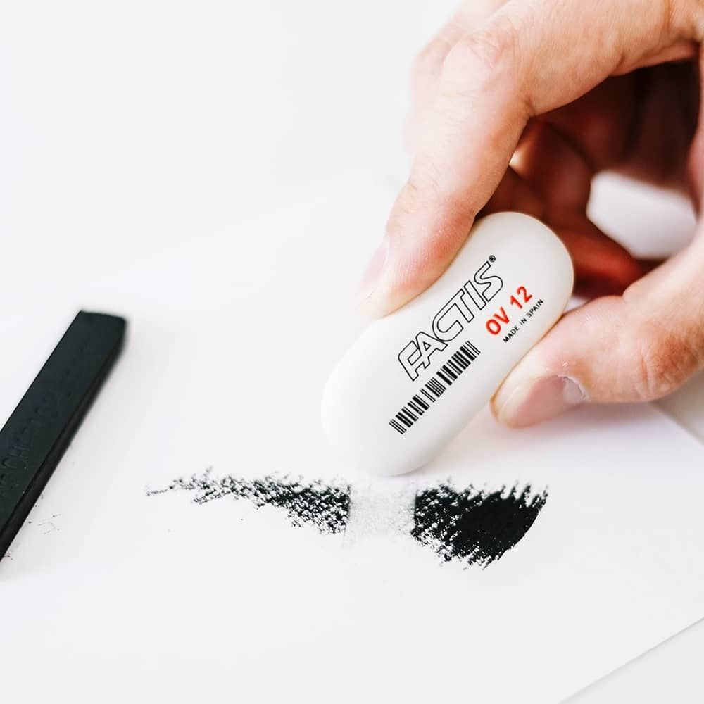 Factis Artists' Eraser OV 12 Oval Soap (Box of 12) | Jerry's Artarama