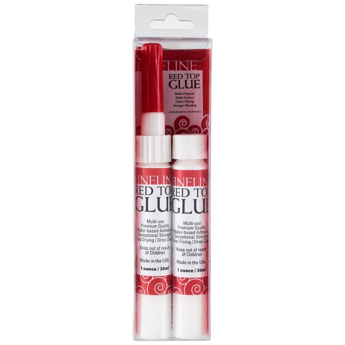 Fineline Red Top Glue & Applicator- David Ford | Jerry's Artarama
