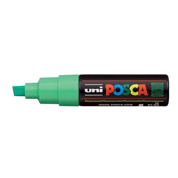 Posca Paint Marker, Fluorescent Green, Broad Tip Marker | Jerry's Artarama