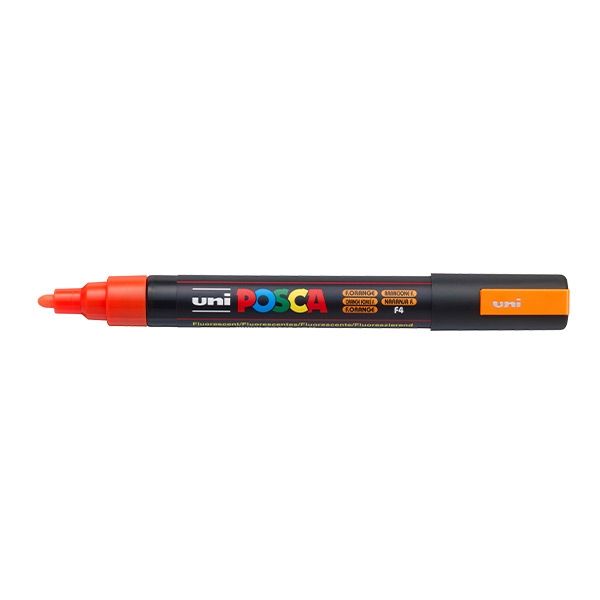 Posca Paint Marker, Fluorescent Orange, Medium Tip Marker | Jerry's ...