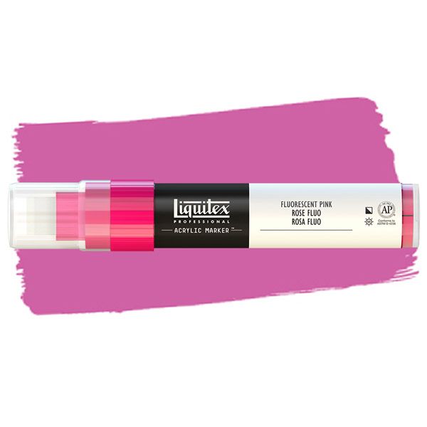 Liquitex Professional Paint Marker Wide (15mm) - Fluorescent Pink ...
