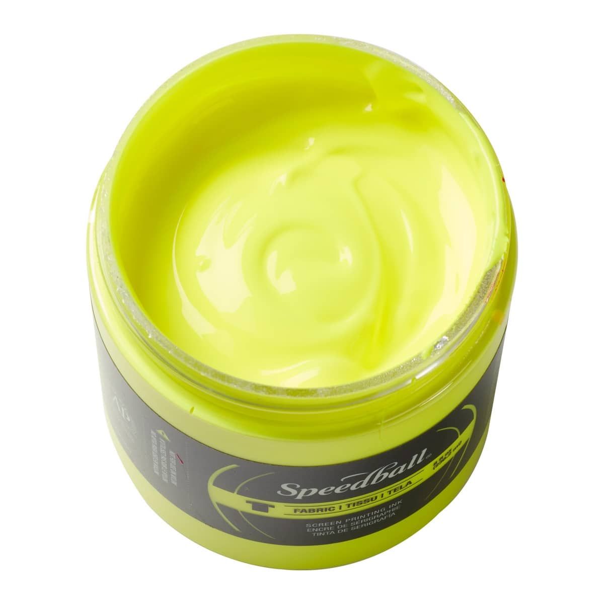 Speedball Fabric Screen Printing Ink 8 oz Jar - Fluorescent Yellow ...