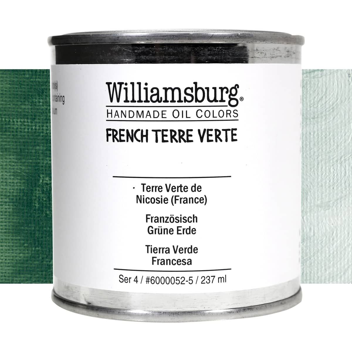 Williamsburg Handmade Oil Paint - French Terre Verte, 237ml Can | Jerry ...