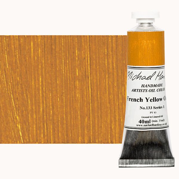Michael Harding Oil Color - French Yellow Ochre, 40ml Tube | Jerry's ...