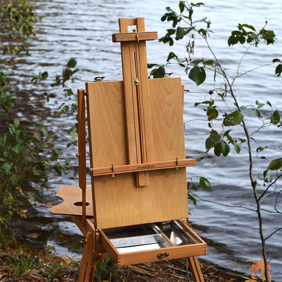 Grand Luxe Full Box French Easel, Premium Oiled Beechwood | Jerry's ...