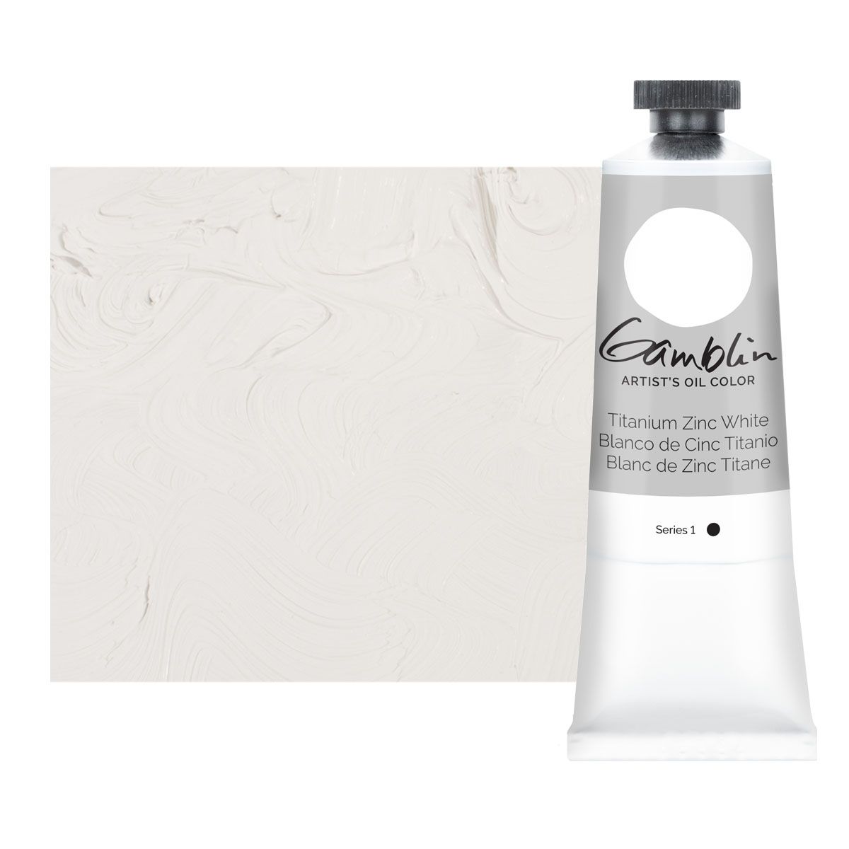 Gamblin Artists Oil - Titanium Zinc White, 37ml Tube | Jerry's Artarama