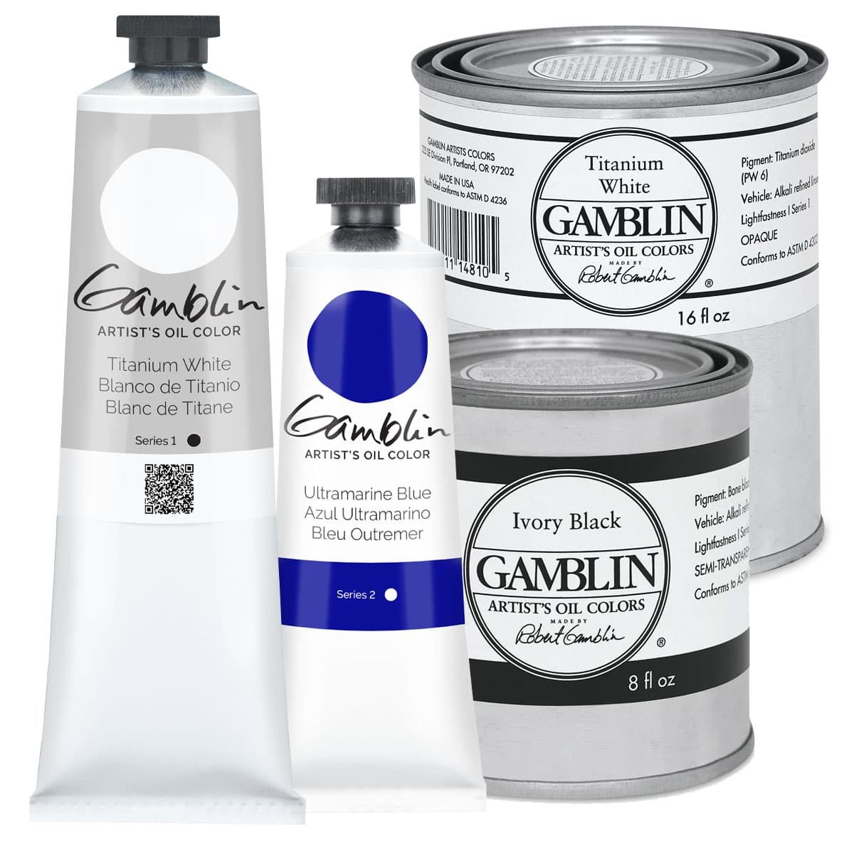 Gamblin Artist's Oil Paints & Sets | Jerry's Artarama