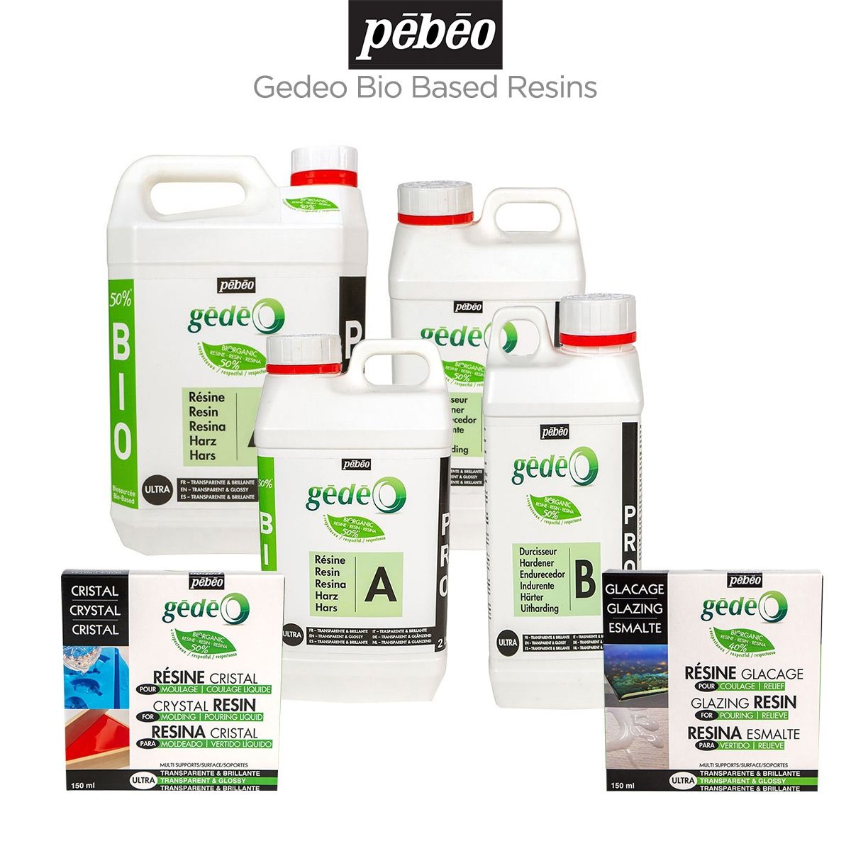 Pebeo Gedeo Bio Based Resins | Jerry's Artarama
