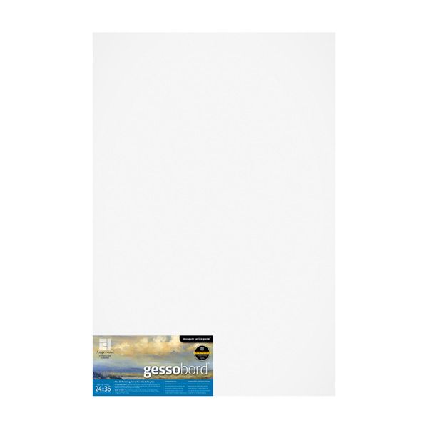 Ampersand Museum Series Gessobord Panels 1/8" Single Flat Panel 24" x ...